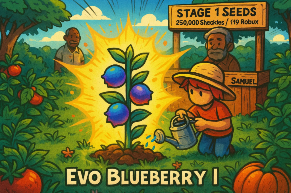 How to Get Evo Blueberry in Grow a Garden – KFCGOLD